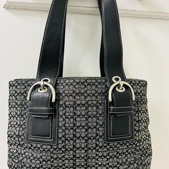 Coach | Bags | Iconic Coach Complete Your Set Signature Black And Gray ...
